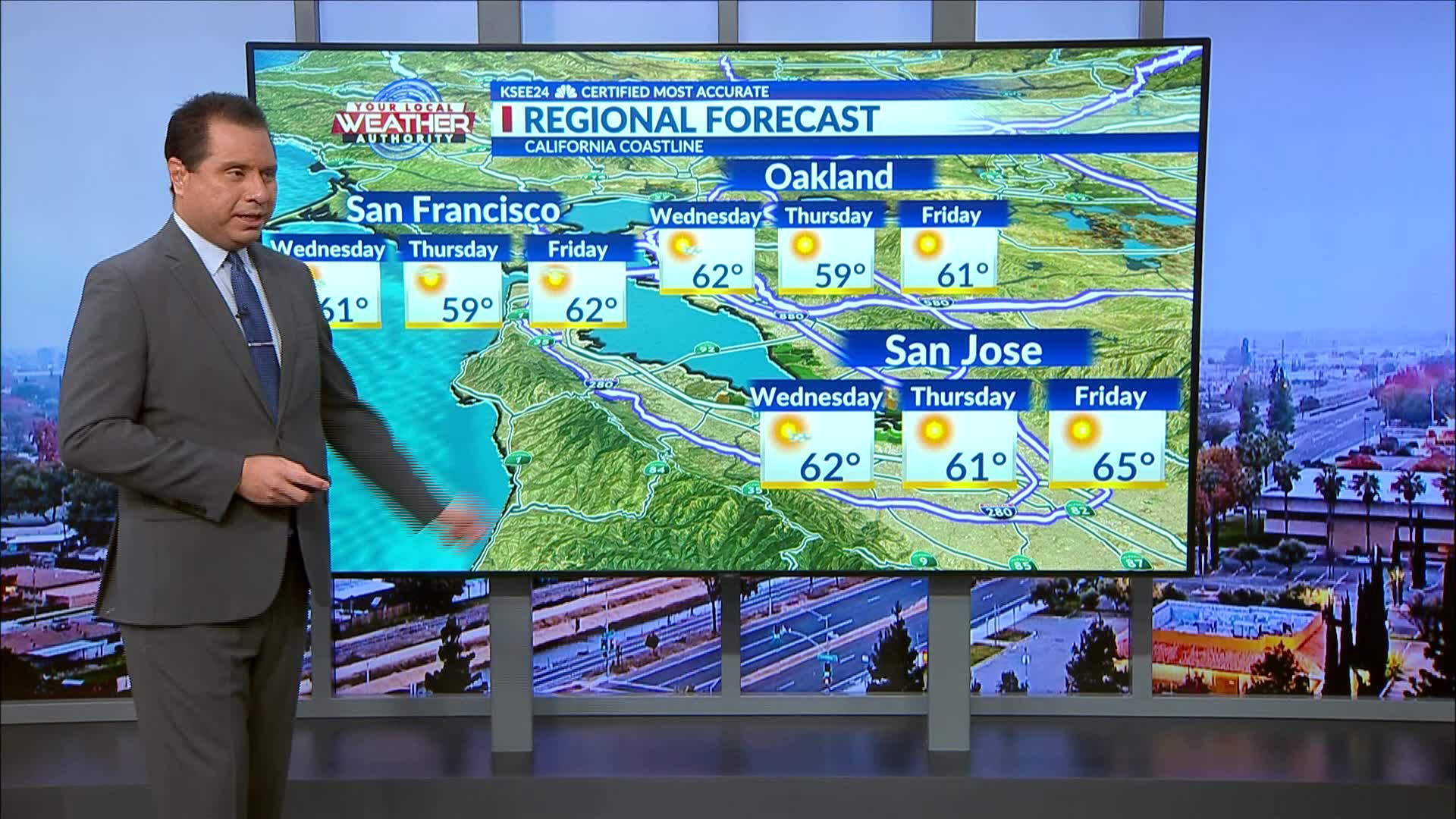 Wednesday Coast Forecast – CBS47 and KSEE24 | News from ...
