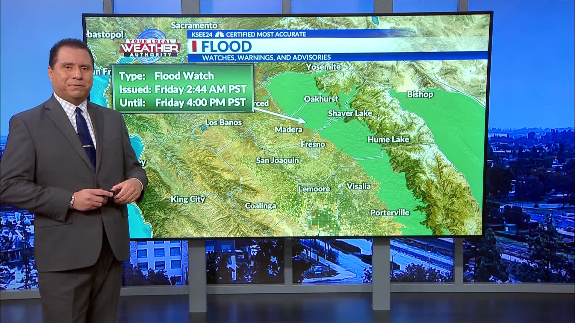 Friday Sierra Forecast – CBS47 and KSEE24 | News from YourCentralValley.com