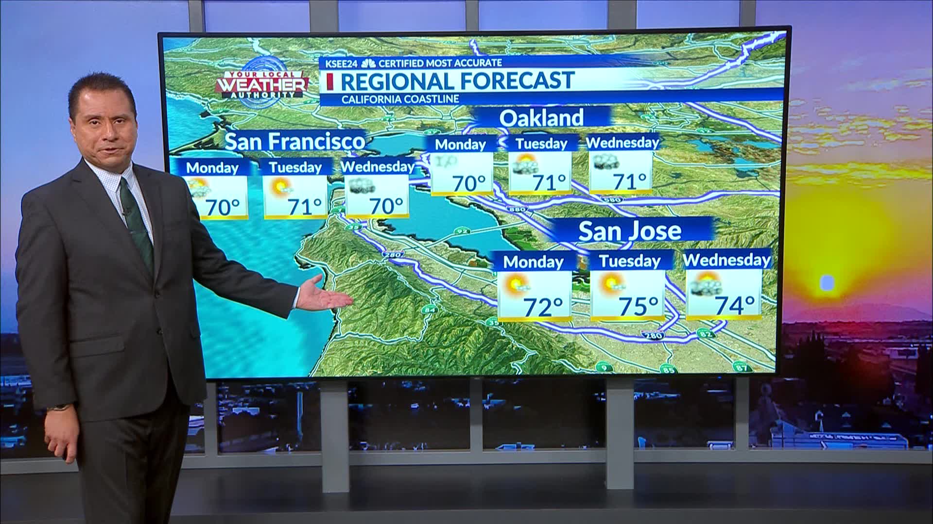 Monday Coast Forecast – CBS47 and KSEE24 | News from YourCentralValley.com