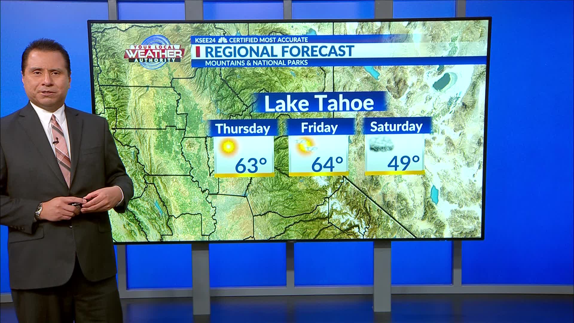 Thursday Sierra Forecast – CBS47 and KSEE24 | News from ...