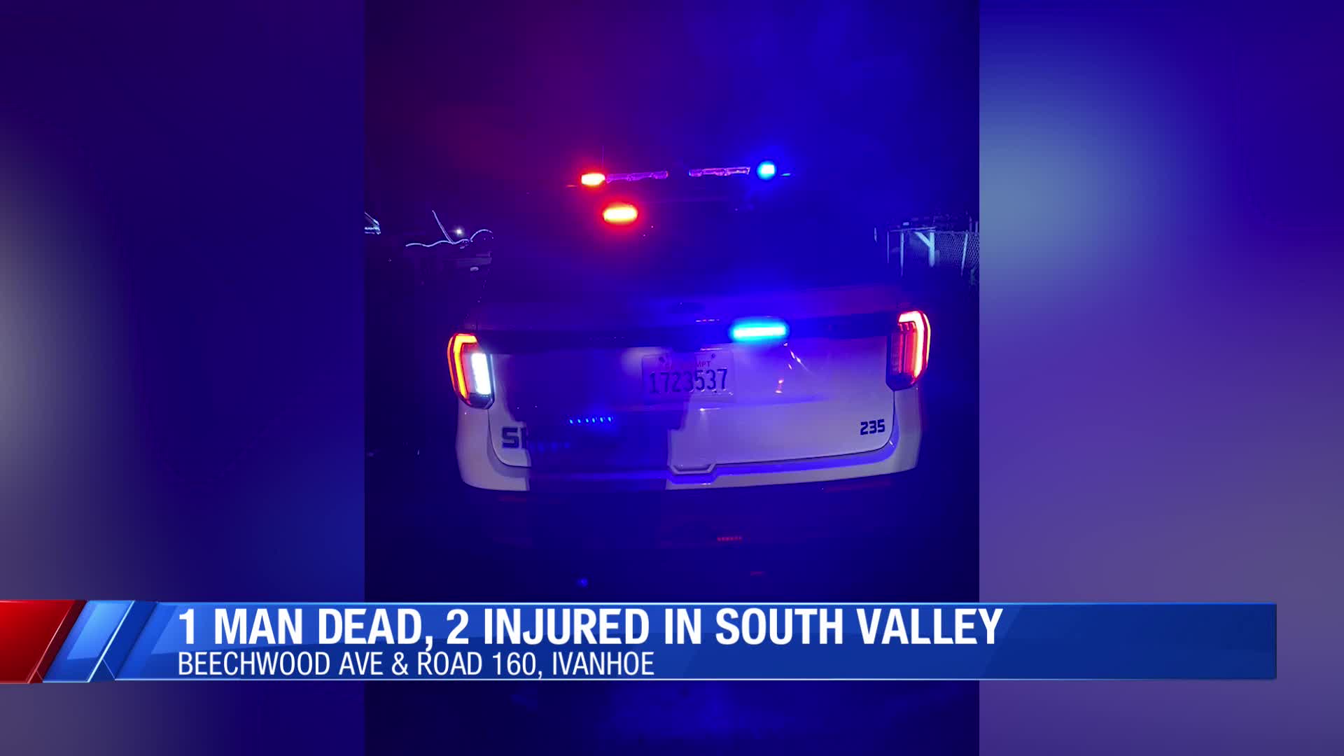 1 dead in triple shooting in Ivanhoe, deputies say – CBS47 and KSEE24 ...