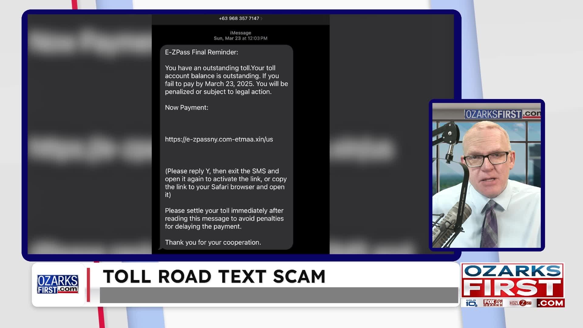 Toll road text scam: How to stay say safe from growing scheme – KOLR ...