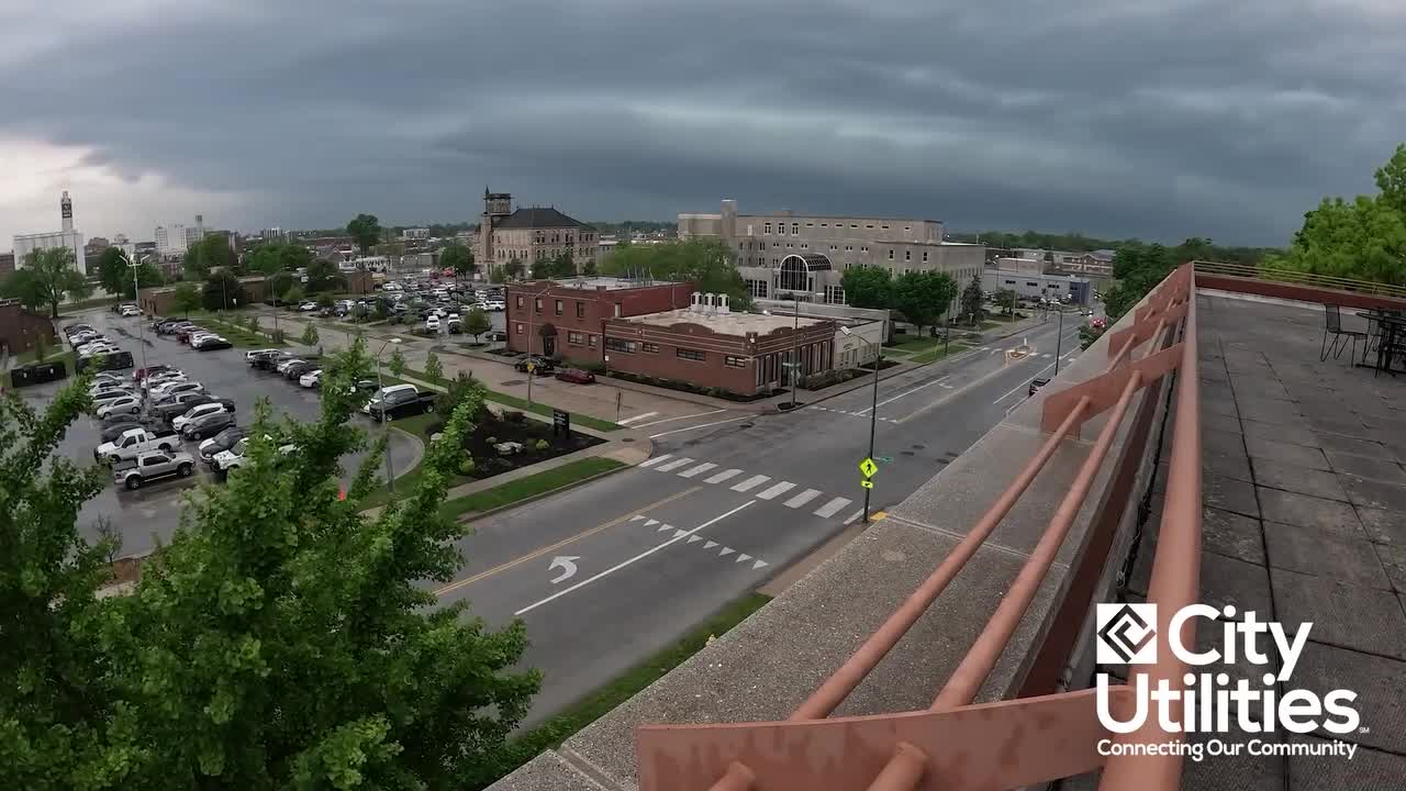 Timelapse captures moment storm hits downtown Springfield – KOLR ...