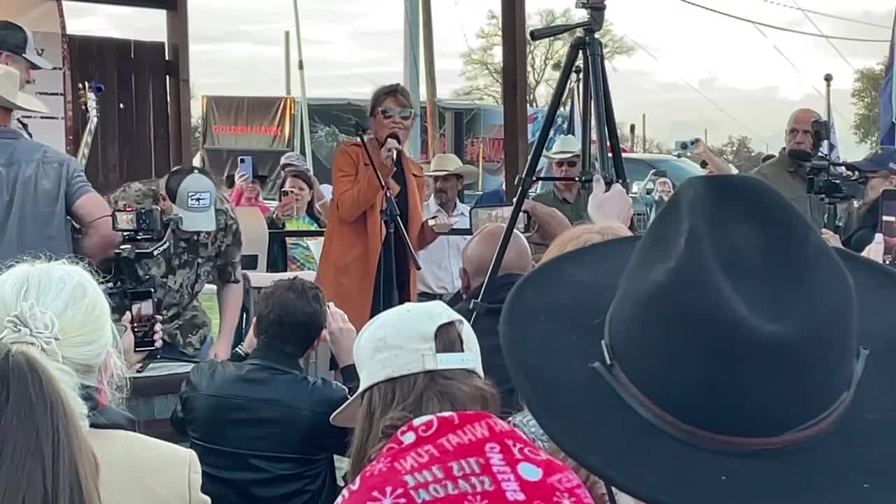 Ted Nugent and Sarah Palin at Take Our Border Back rally in Dripping ...