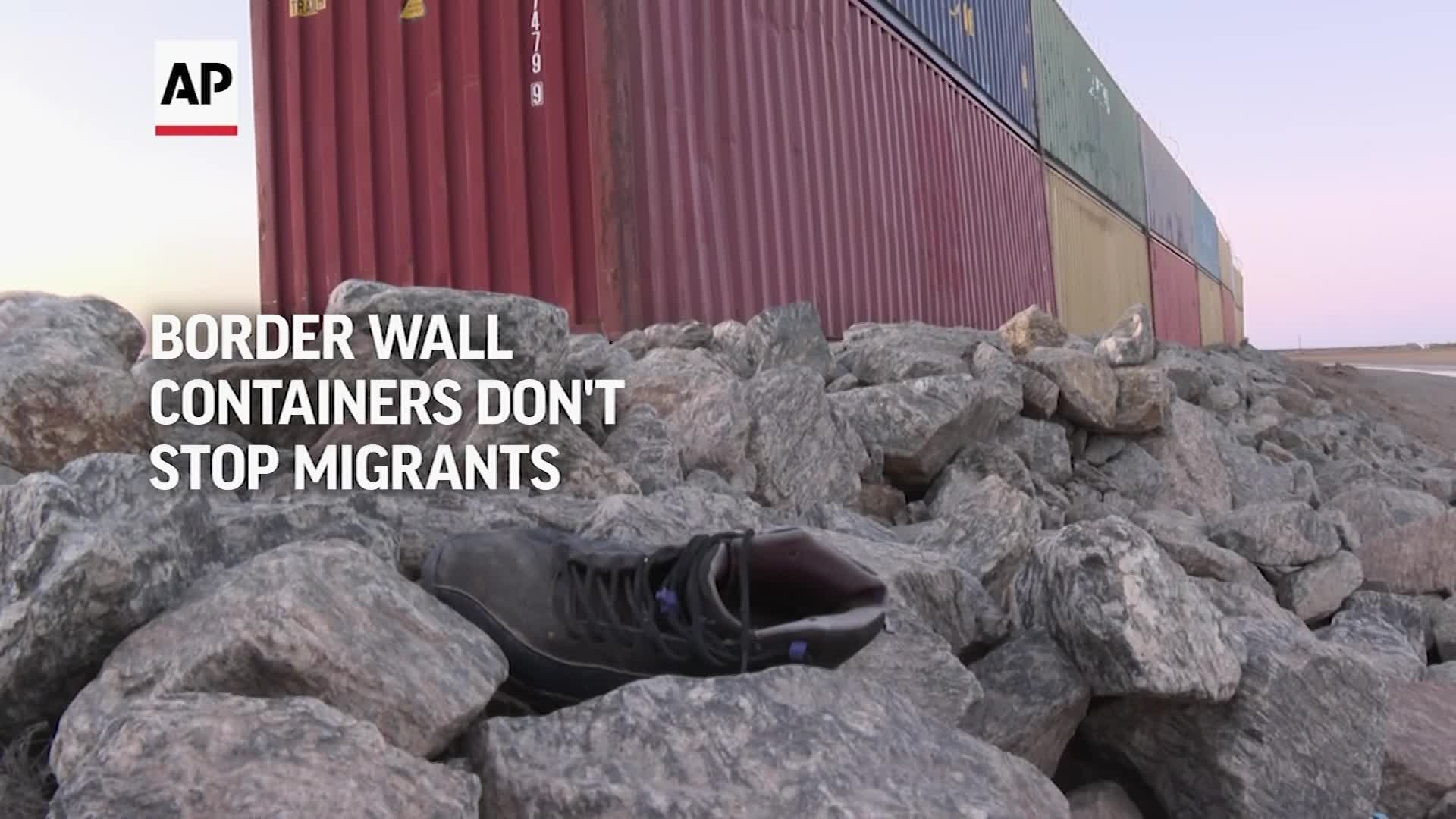 Migrants bypass AZ shipping container border wall – BorderReport