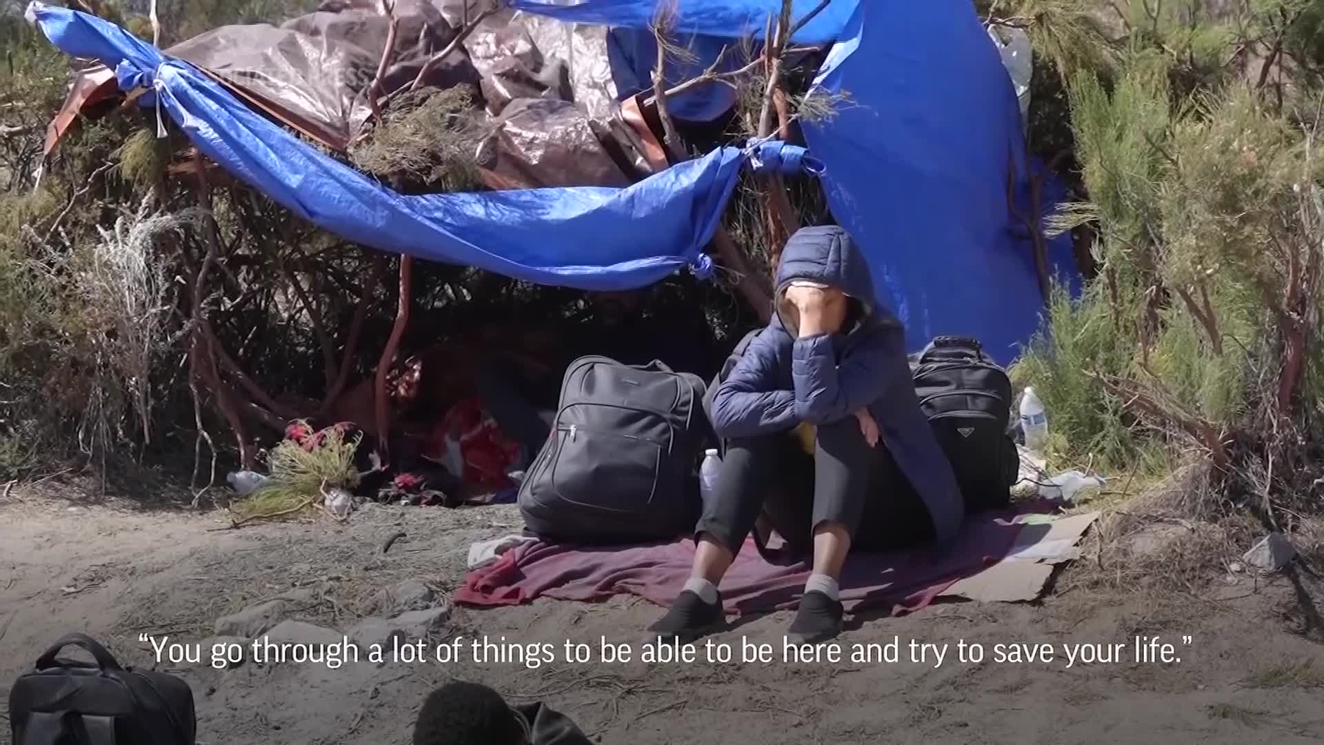 Asylum-seekers camp in remote California mountains waiting to be ...
