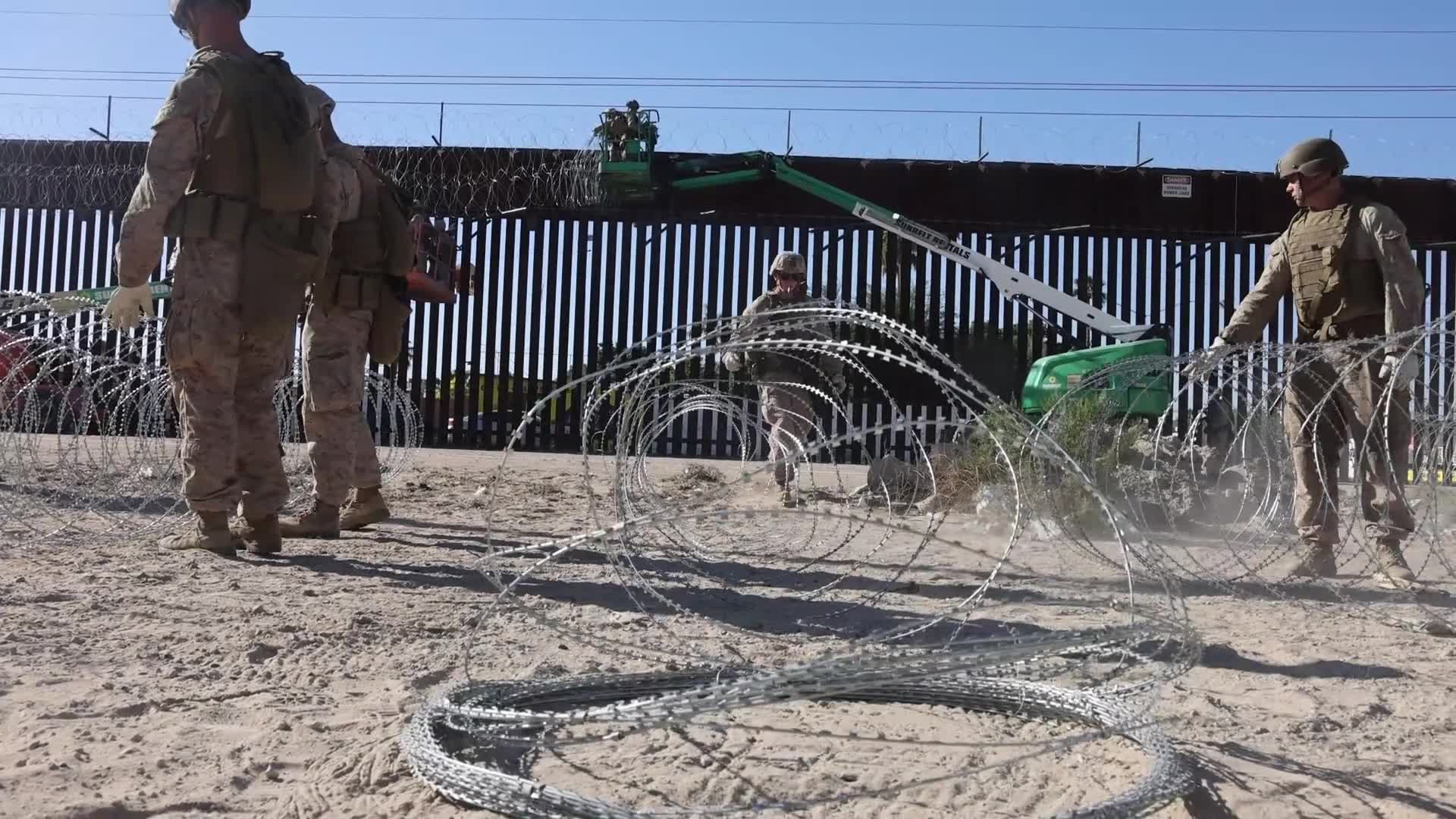 ‘Historic’ concertina wire project – WGN Radio 720 – Chicago's Very Own