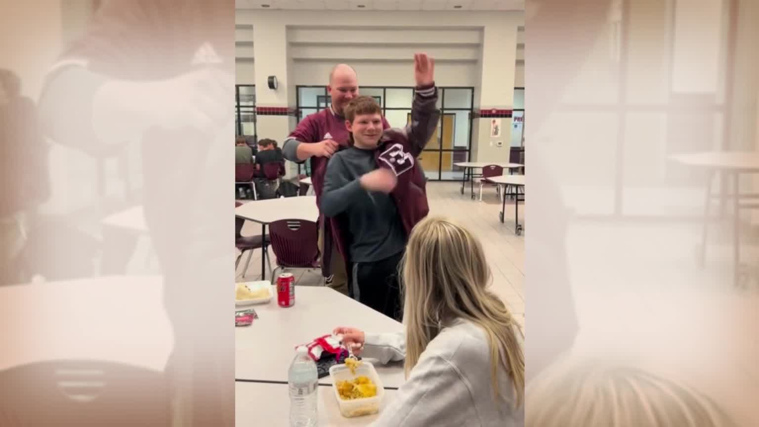 Eula High School coach delivers letterman jacket to Special Olympics ...