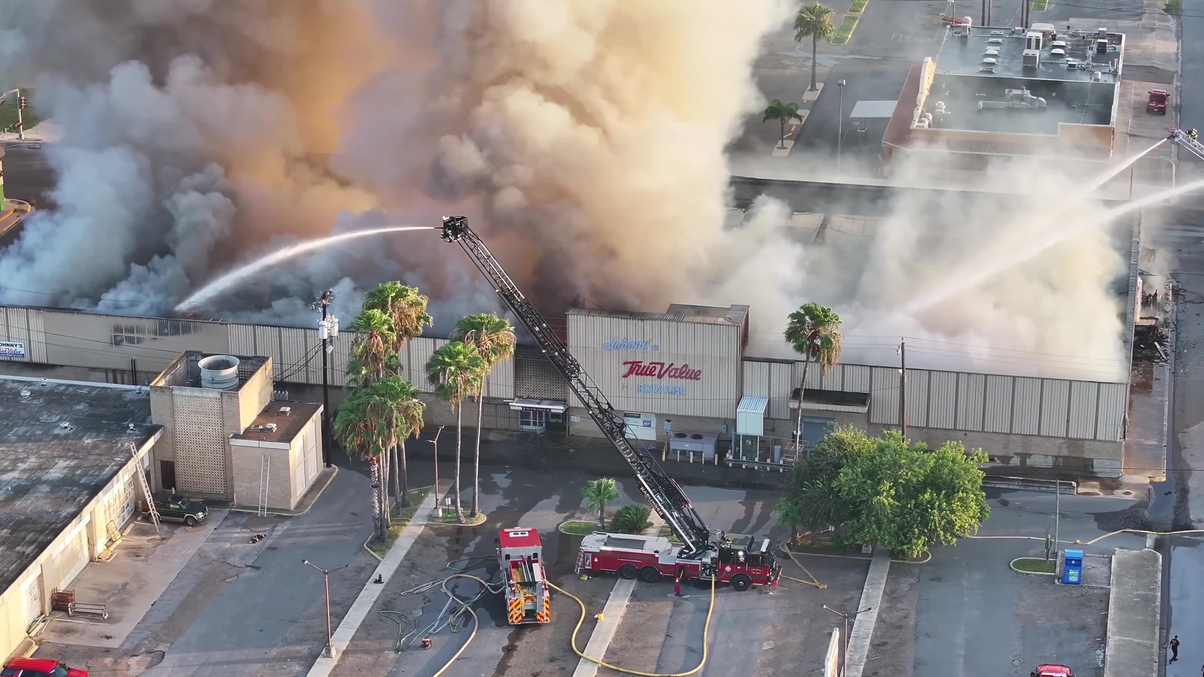 JTV fire aerial view – KVEO-TV