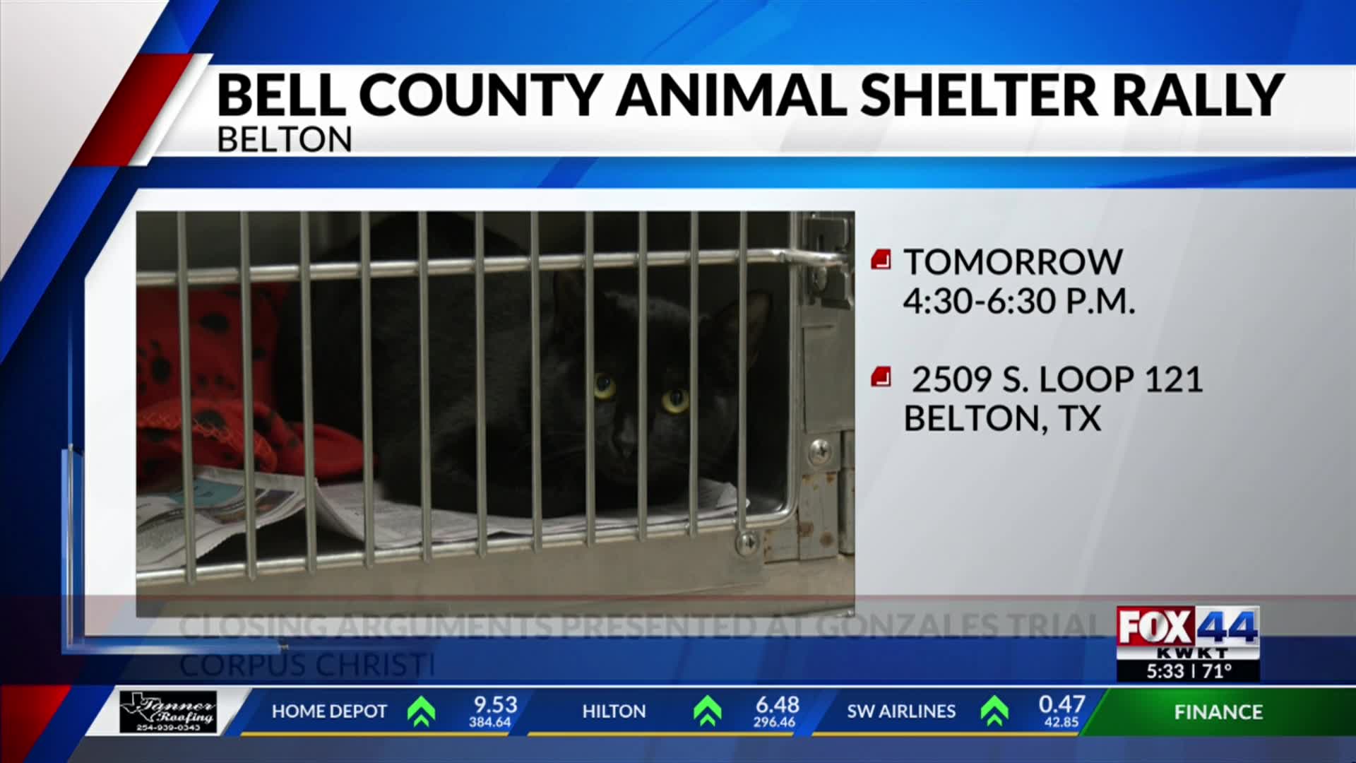 Rally for no-kill shelter to be held in Belton – KWKT – FOX 44