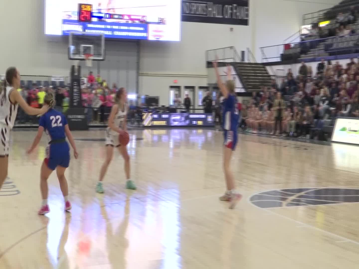 Division B Girls State Basketball: #2 Bowman County vs #7 Maple River ...