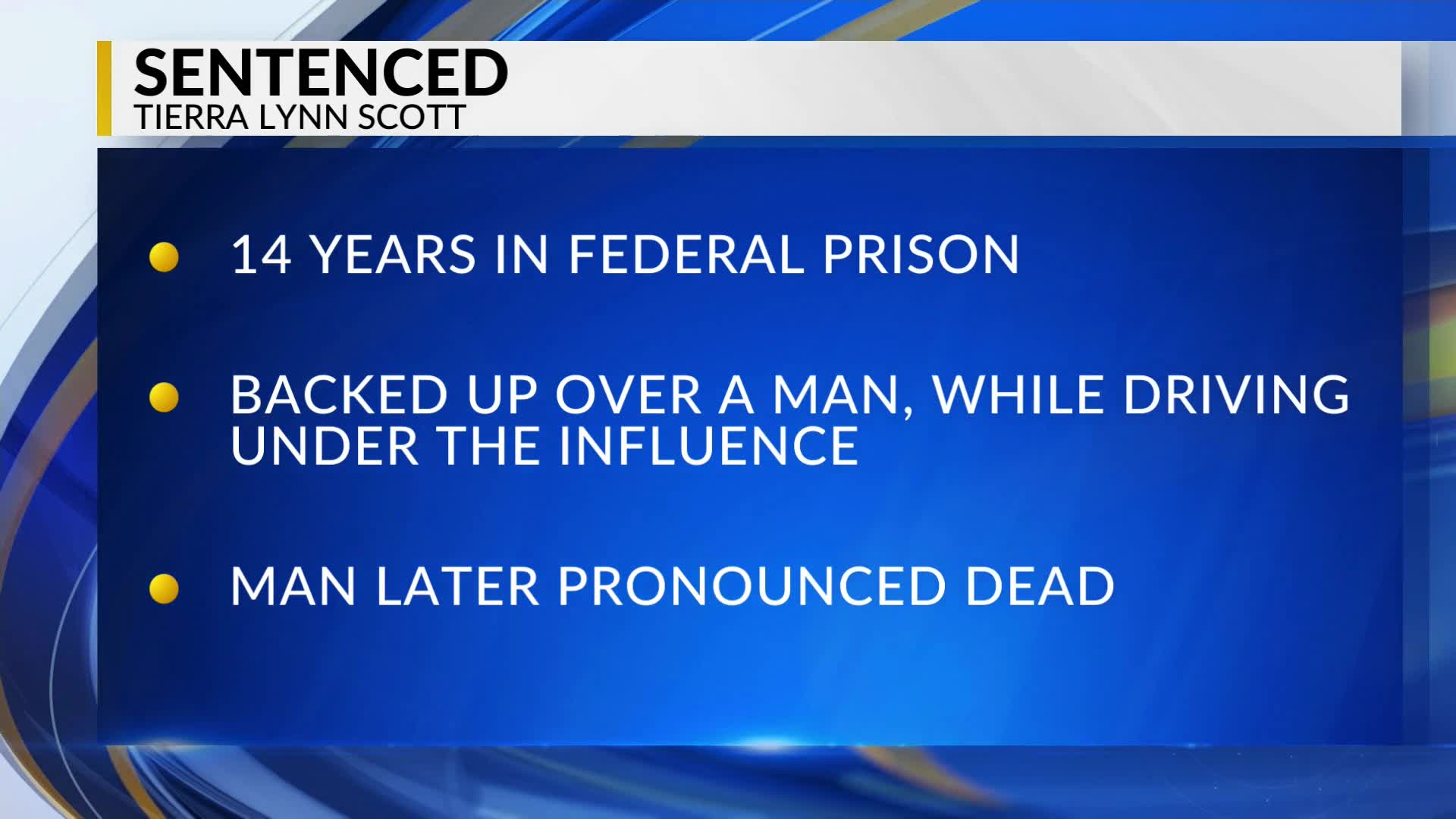 Fatal DUI Crash Sentencing – KX NEWS
