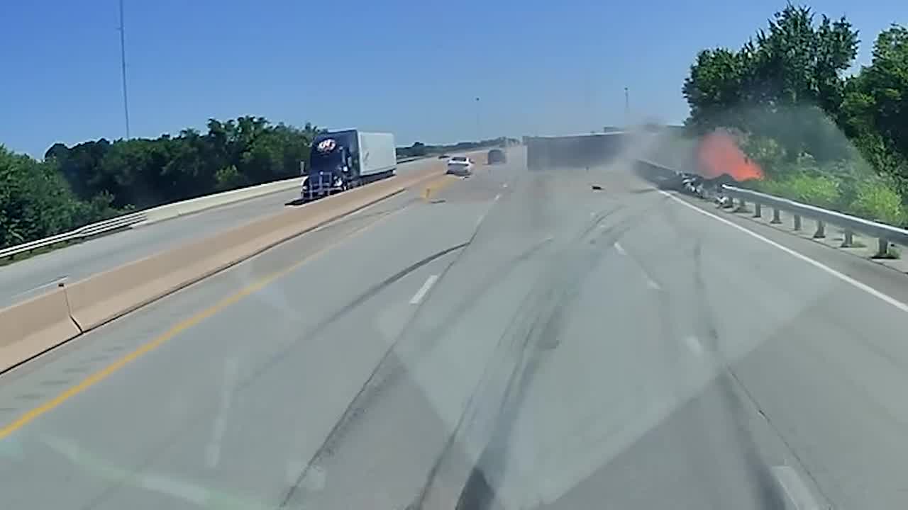 OHP Troopers respond a crash involving a semi-truck and a passenger ...