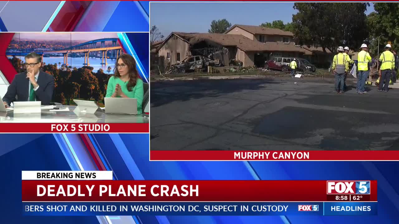 Videos show destruction left by deadly plane crash in Murphy Canyon ...