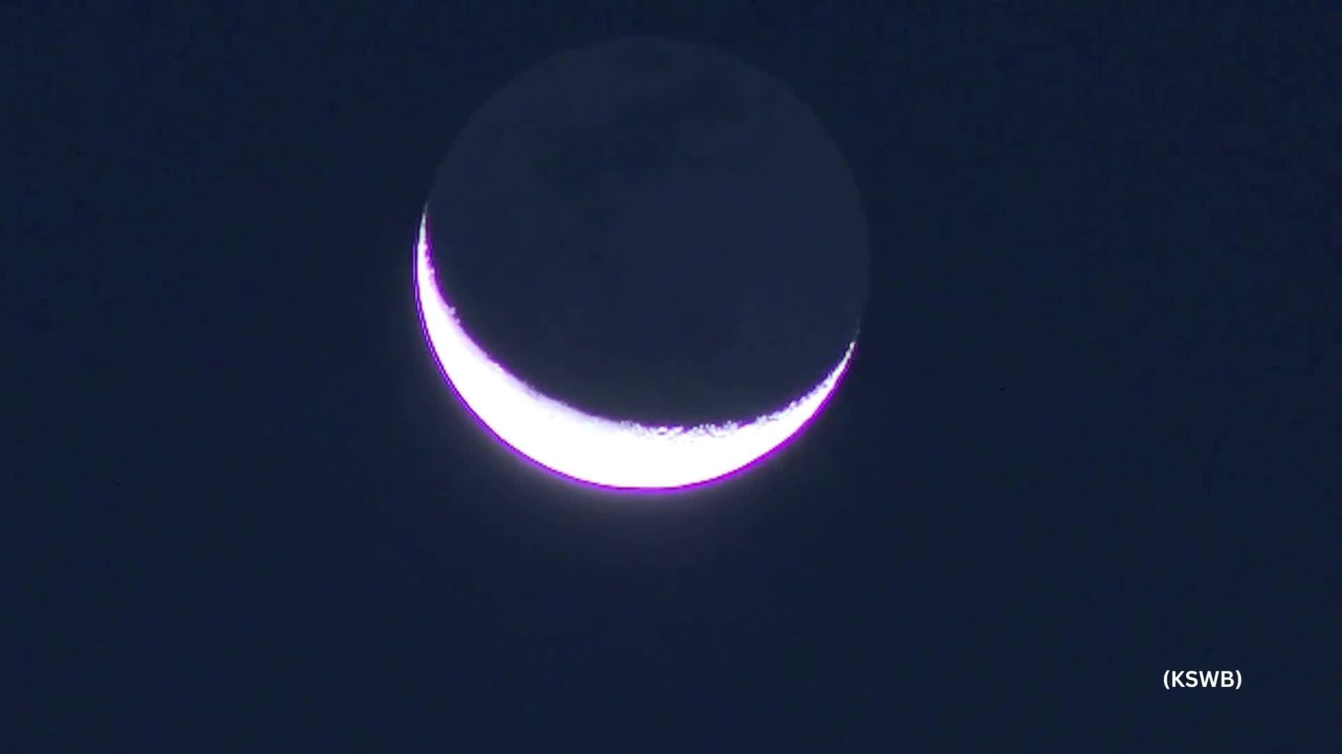 Venus and the crescent moon levitate over San Diego – FOX 5 San Diego ...