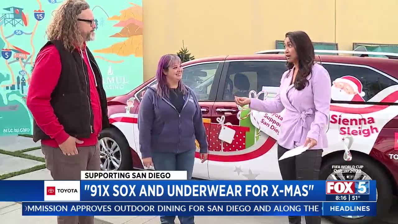 Supporting San Diego 12.16 – FOX 5 San Diego & KUSI News