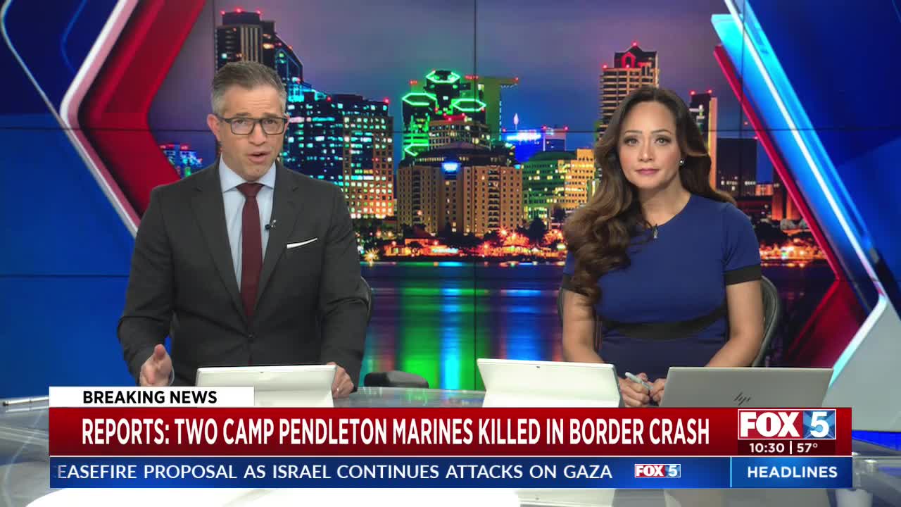 Two Camp Pendleton Marines killed in border crash: reports – FOX 5 San ...
