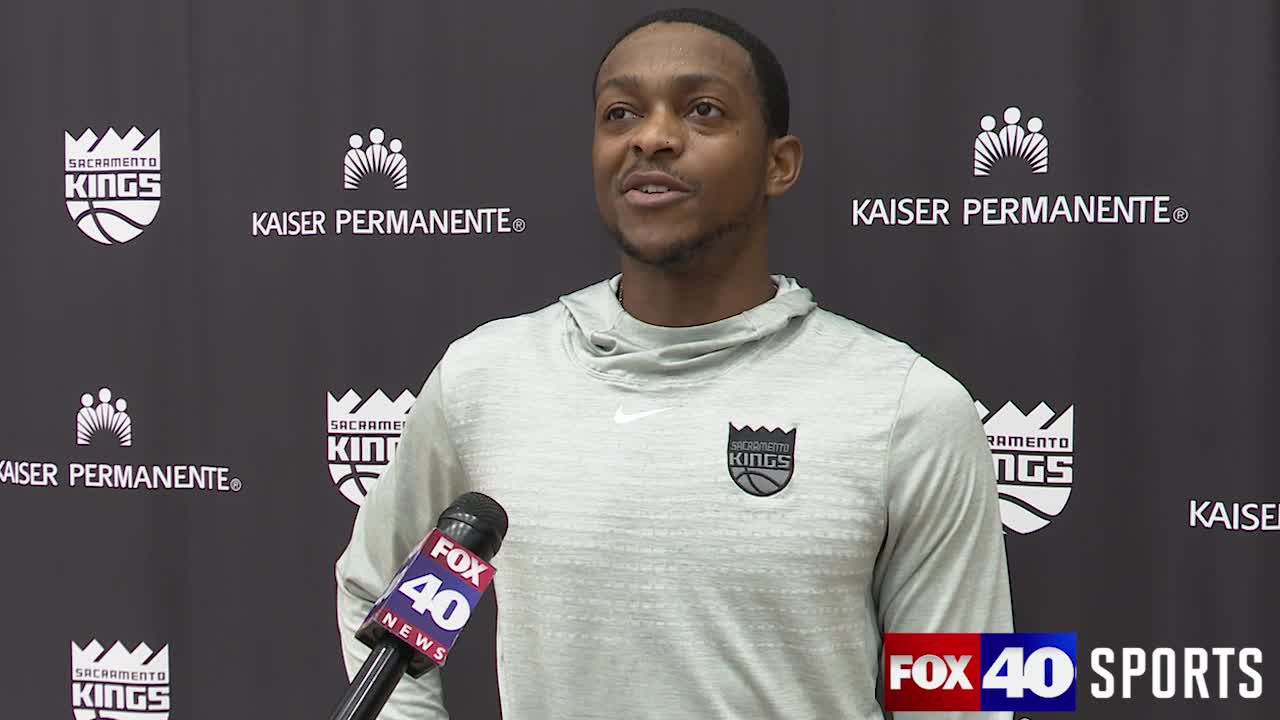 De’Aaron Fox reacts to Keegan Murray’s career night in Kings win over ...