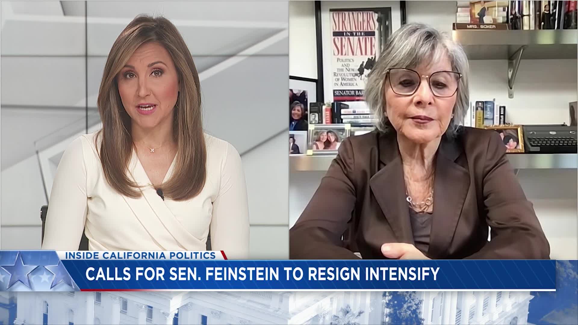 Barbara Boxer discusses Dianne Feinstein’s potential replacement on ...