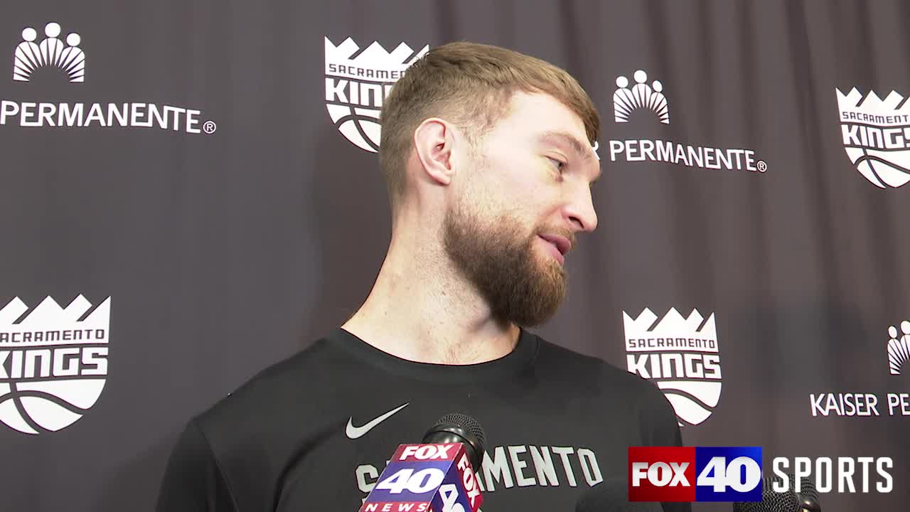 Kings C Domantas Sabonis previews Play-In game against Warriors ...