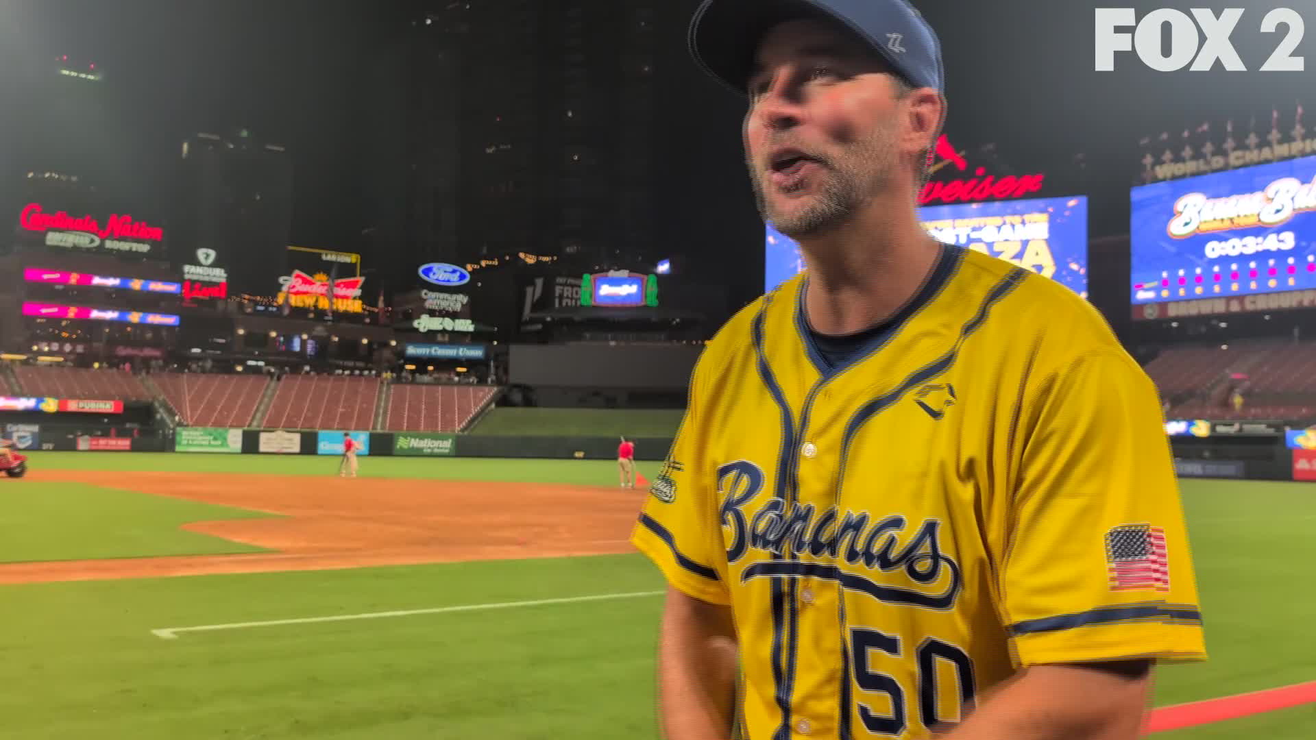 One-on-one (FOX 2): Adam Wainwright on pitching for Savannah Bananas ...
