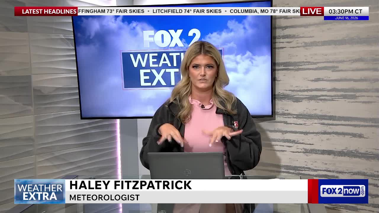 Weather Extra with Haley Fitzpatrick: Showers Taper Today, Severe ...