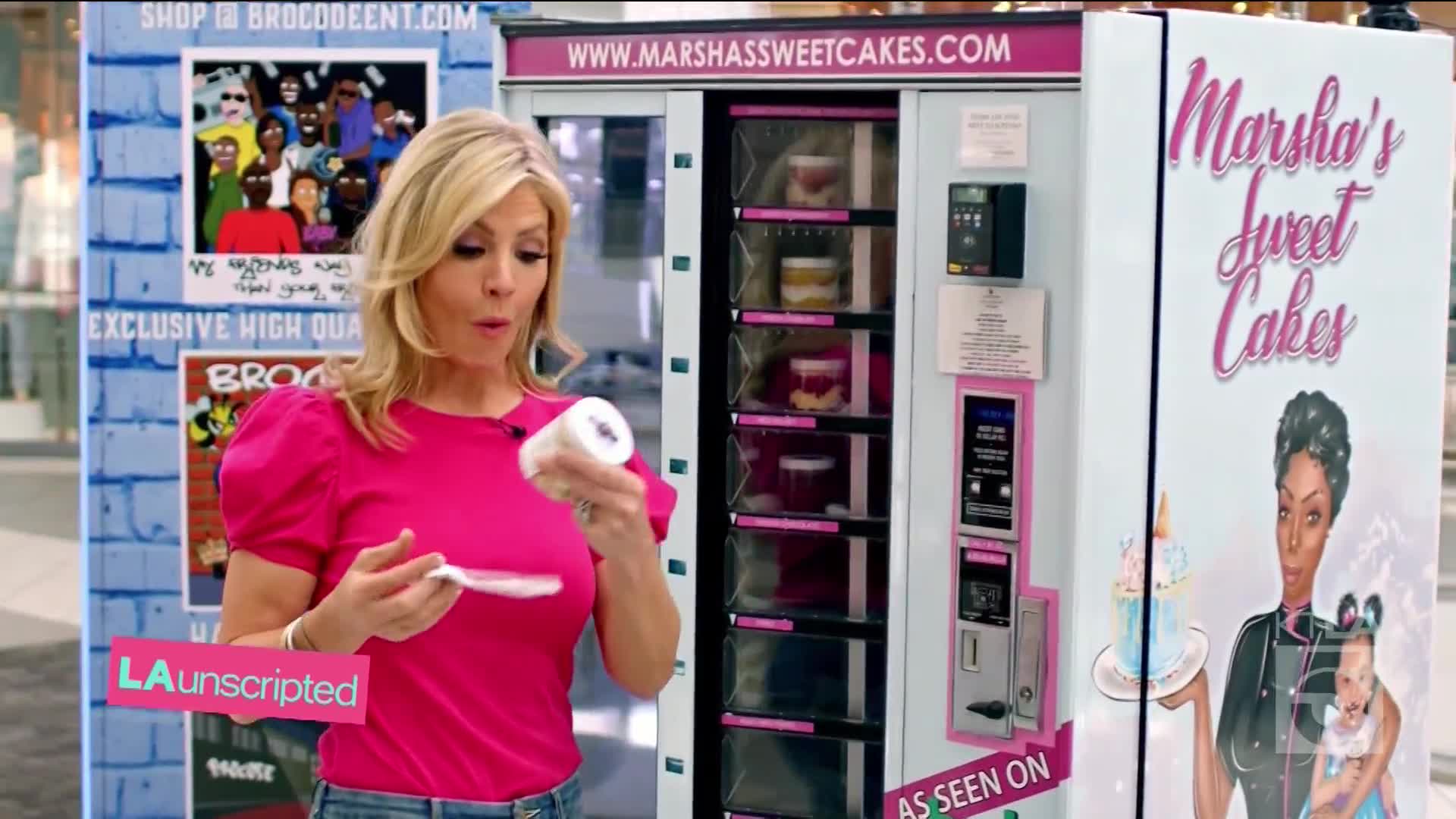 Marsha’s Sweet Cakes offers the first cake jar vending machine – KTLA