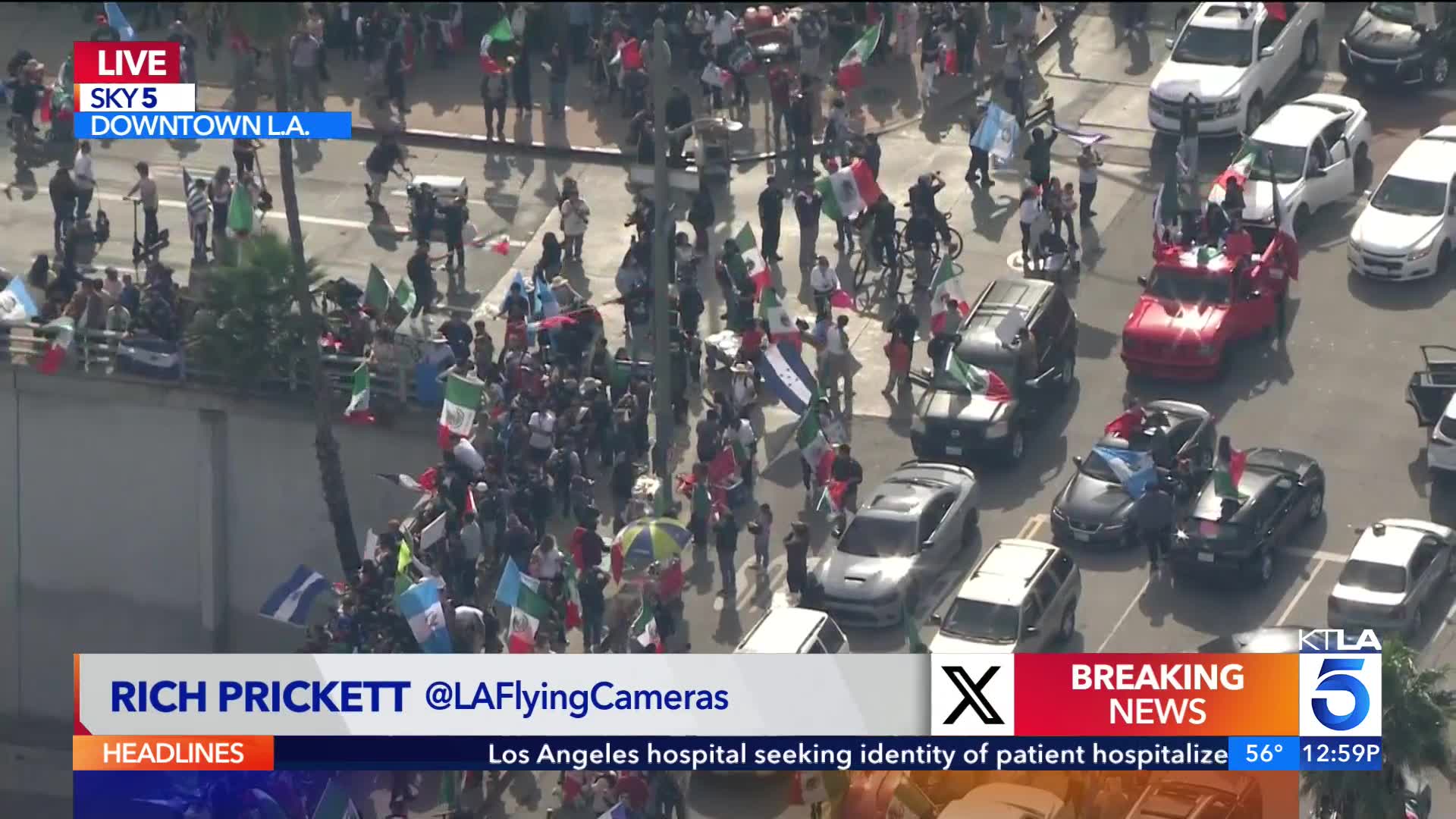 ‘Day Without Immigrants’ protests snarl downtown Los Angeles – KTLA