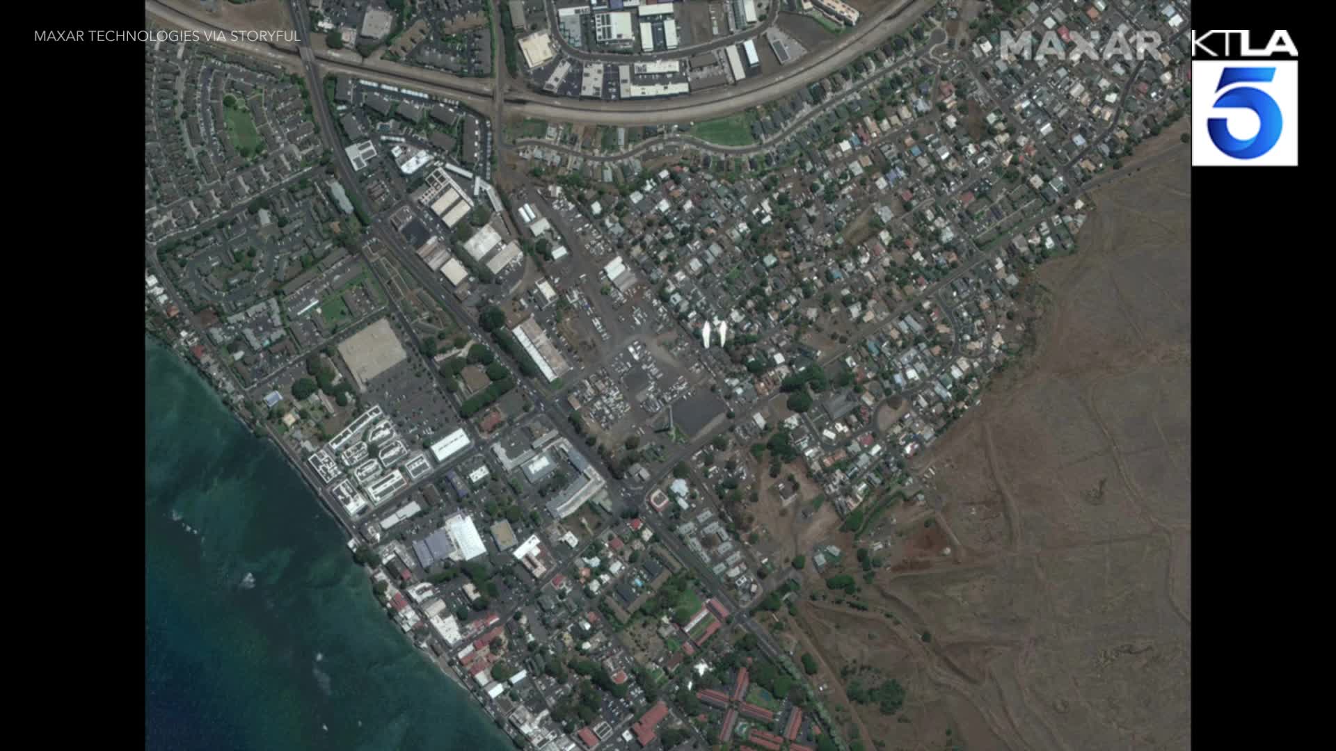 Dramatic before and after photos show destruction on Maui – KTLA