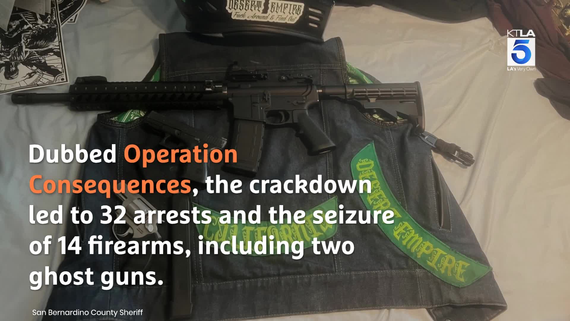 Massive gang crackdown nets 32 arrests, guns, drugs in the Inland ...