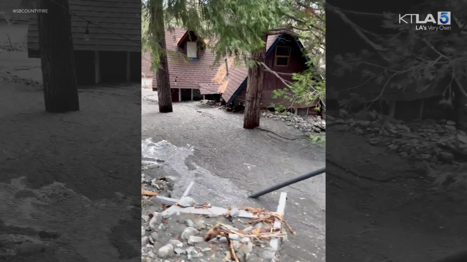 Heartbreaking video shows mudslide devastation in Wrightwood ...