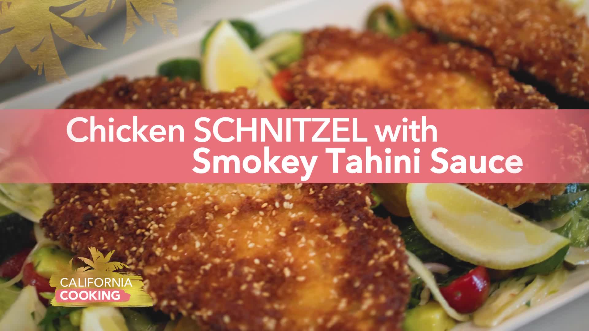 Jessica makes a chicken schnitzel with smoky tahini sauce – KTLA