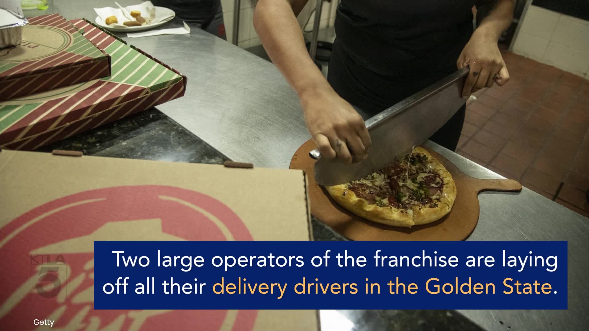 California Pizza Hut operators laying off delivery drivers – KTLA