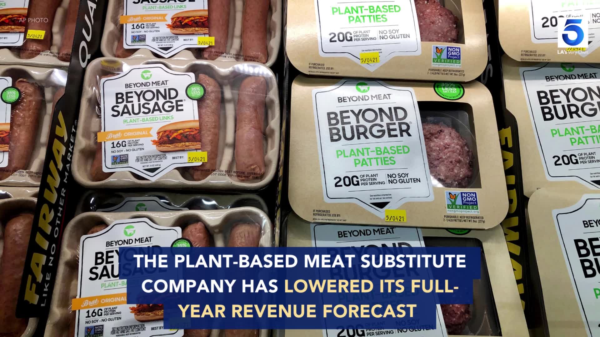 Beyond bummed: California-based Beyond Meat sees revenue nosedive – KTLA